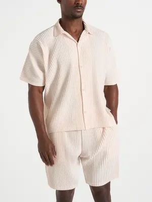Manière De Voir Justin Pleated Boxy Shirt