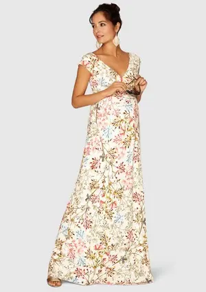 TIFFANY ROSE MATERNITY Alana Maternity Maxi Dress - Watercolour Meadow