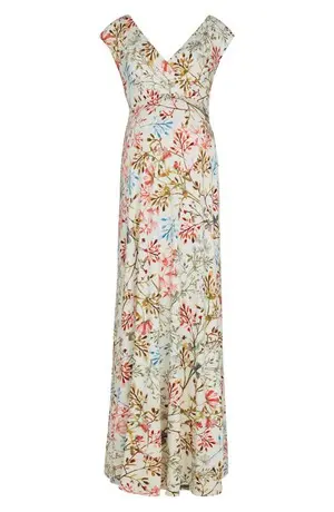 TIFFANY ROSE MATERNITY Alana Maternity/nursing Maxi Dress - White