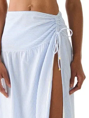 Kate Spade New York Tidal Stripe Cover Up Skirt Swim