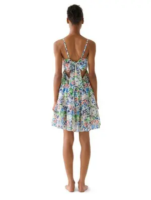 Kate Spade New York Coastal Town Cover Up Mini Dress Swim - Multi
