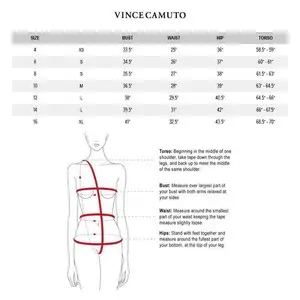 Vince Camuto Cut Out Cover Up Dress Swim