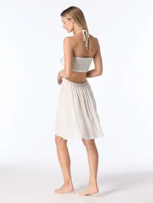 Vince Camuto Cut Out Cover Up Dress Swim
