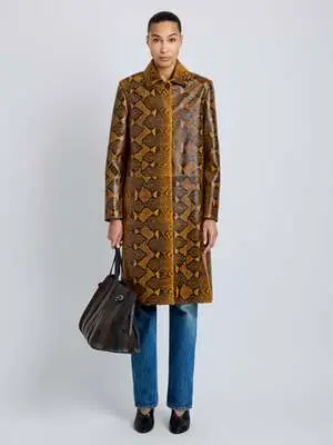 Proenza Schouler Leticia Coat - Gold Multi