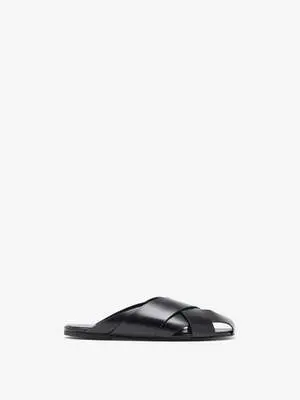 Proenza Schouler Slant Cross Slides - Black