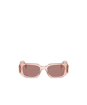 Prada Rectangular Frame Sunglasses - Nude