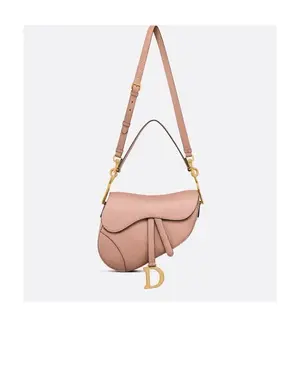 Dior Saddle Bag - Nude