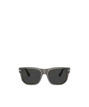 Persol Squared-framed Sunglasses - Opal Smoke