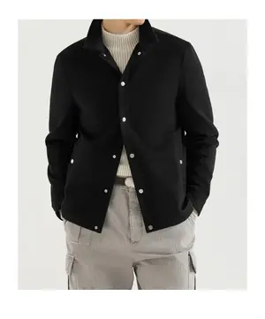 Brunello Cucinelli Lightweight Cashmere Flannel Outerwear Jacket