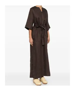 P.a.r.o.s.h Linen Maxi Dress