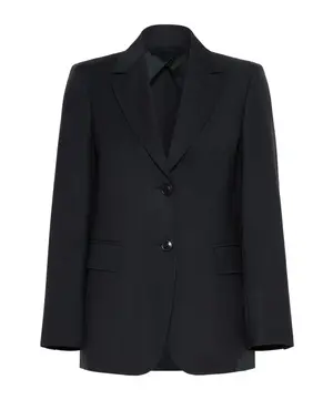Max Mara Mstassenzi Single-breasted Jacket - Blue