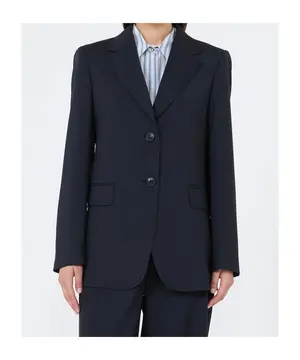Max Mara Mstassenzi Single-breasted Jacket - Blue