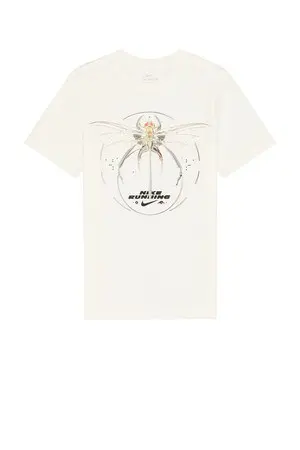 Nike Dri-fit Running T-shirt In Cream