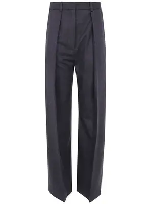 Victoria Beckham Pantaloni Gamba Dritta "cecilia - Gray