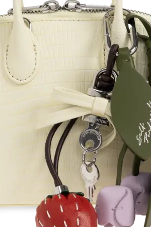 SELF-PORTRAIT Leather Bag With Keychain