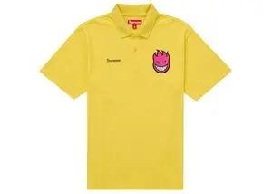 Supreme Spitfire Polo Shirt - Yellow
