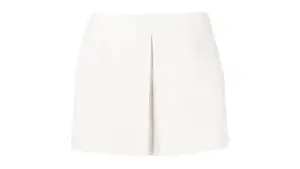 Valentino Garavani Garavani Inverted Pleatdetail Skort - Ivory