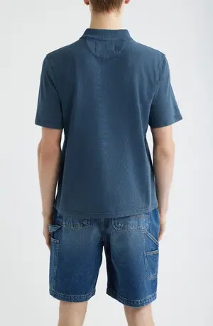 CORRIDOR Brushed Cotton Piqué Polo