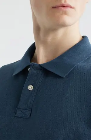 CORRIDOR Brushed Cotton Piqué Polo