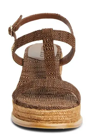JIMMY CHOO Theia Wedge Sandal - Tan