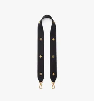 Mcm Pina Shoulder Strap In Studded Calfskin