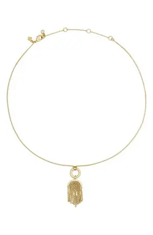 Kate Spade New York Chain Reaction Tassel Pendant Necklace