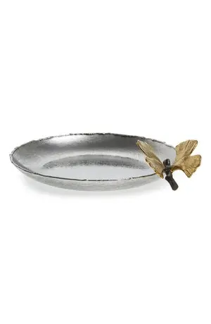Michael Aram Butterfly Ginkgo Tray - Metallic Silver