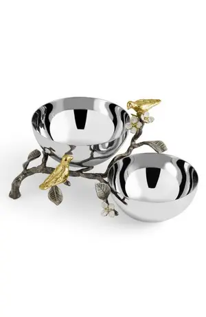 Michael Aram Lovebirds Double Dish