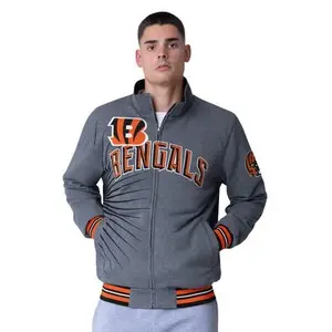 G-III EXTREME Cincinnati Bengals Strong Arm Reversible Full-zip Jacket