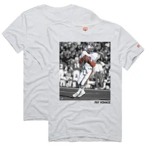 HOMAGE Dan Marino Miami Dolphins Pay Tri-blend T-shirt - Ash