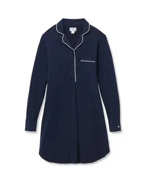 PETITE PLUME Pima Maternity Nightshirt - Navy