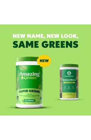 AMAZING GRASS Greens Blend Superfood, The Original Superfood Powder, 1.06 Lb