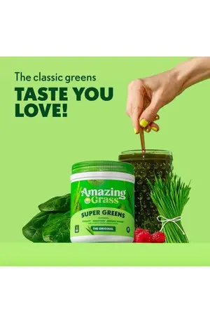 AMAZING GRASS Greens Blend Superfood, The Original Superfood Powder, 1.06 Lb