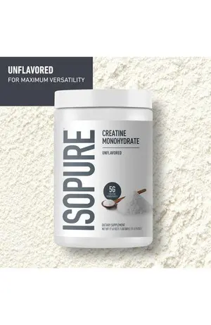 ISOPURE Creatine Monohydrate Unflavored 1.1 Lb