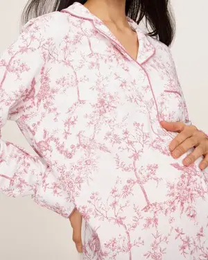 PETITE PLUME Pima Cotton Maternity Nightshirt