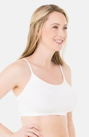 Ingrid & Isabel® Ingrid & Isabel Smocked Linen Shorts - White
