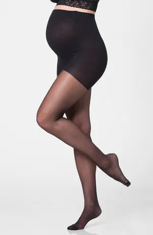 Ingrid & Isabel® Ingrid & Isabel The Limitless Maternity Knit Jumpsuit - Black