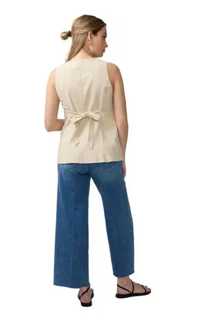 INGRID & ISABEL Linen Fashion Vest