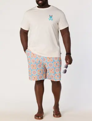 Psycho Bunny Big & Tall Frank Graphic Tee