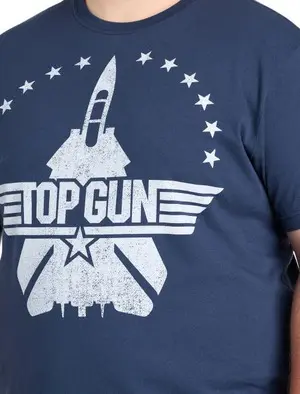 TRUE NATION BY DXL Big & Tall Top Gun Graphic Tee
