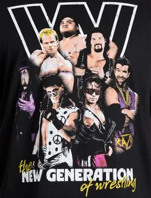 TRUE NATION BY DXL Big & Tall Wwe Wrestling Graphic Tee
