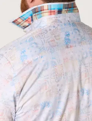 ROBERT GRAHAM BY DXL Big & Tall Vista Sport Shirt