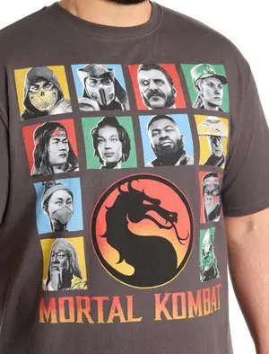 TRUE NATION BY DXL Big & Tall Mortal Kombat Graphic Tee
