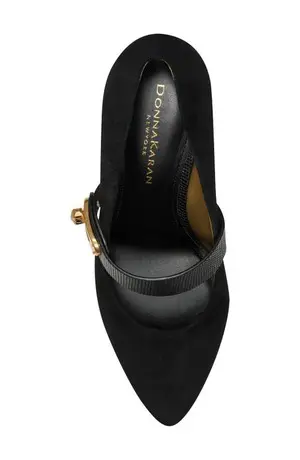 Donna Karan New York Rosey Pointed Toe Mary Jane Pump - Black