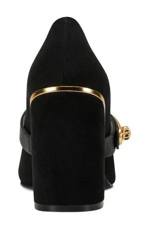 Donna Karan New York Rosey Pointed Toe Mary Jane Pump - Black