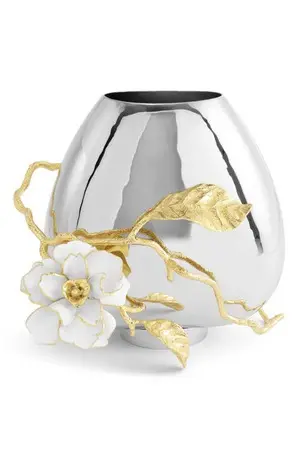 Michael Aram Gardenia Medium Vase - Silver