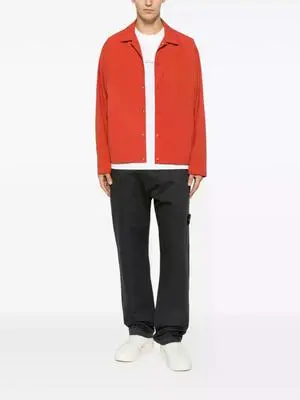 Stone Island Logo Patch Straight-leg Trousers