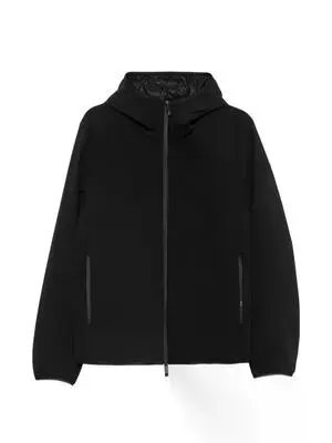 Moncler Hooded Zip-up Jacket - Black