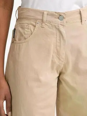 HAVEONE Wide-leg Cotton Trousers