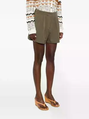 Ulla Johnson Pleated Pocket Shorts